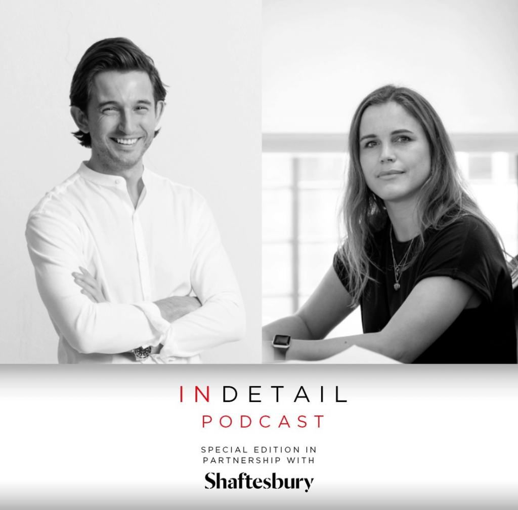 L’Estrange co-founder Tom Horne & Shaftesbury retail director Samantha ...