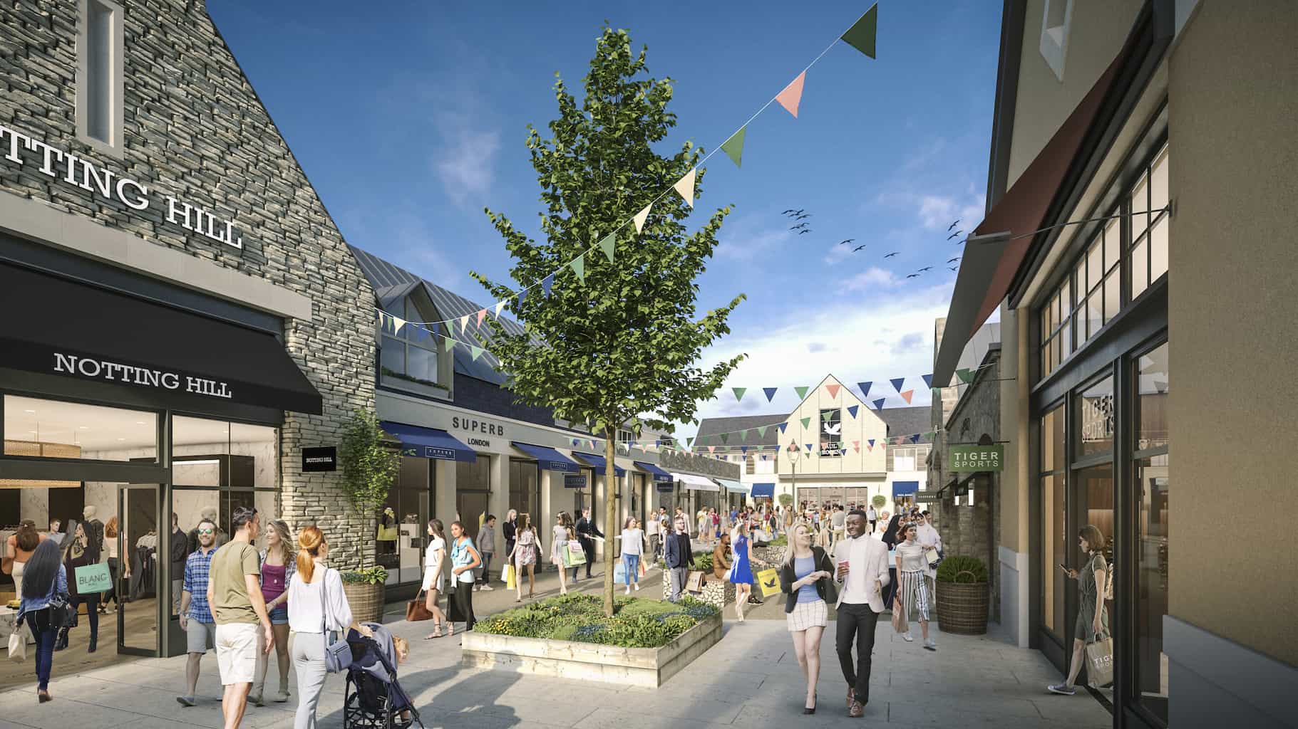 Designer Outlet Cotswolds development due to open in 2022 with 90 shops ...