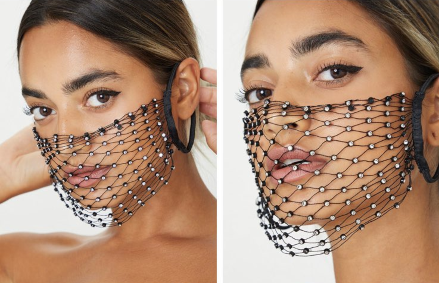 PrettyLittleThing criticised on social media for selling fishnet face ...
