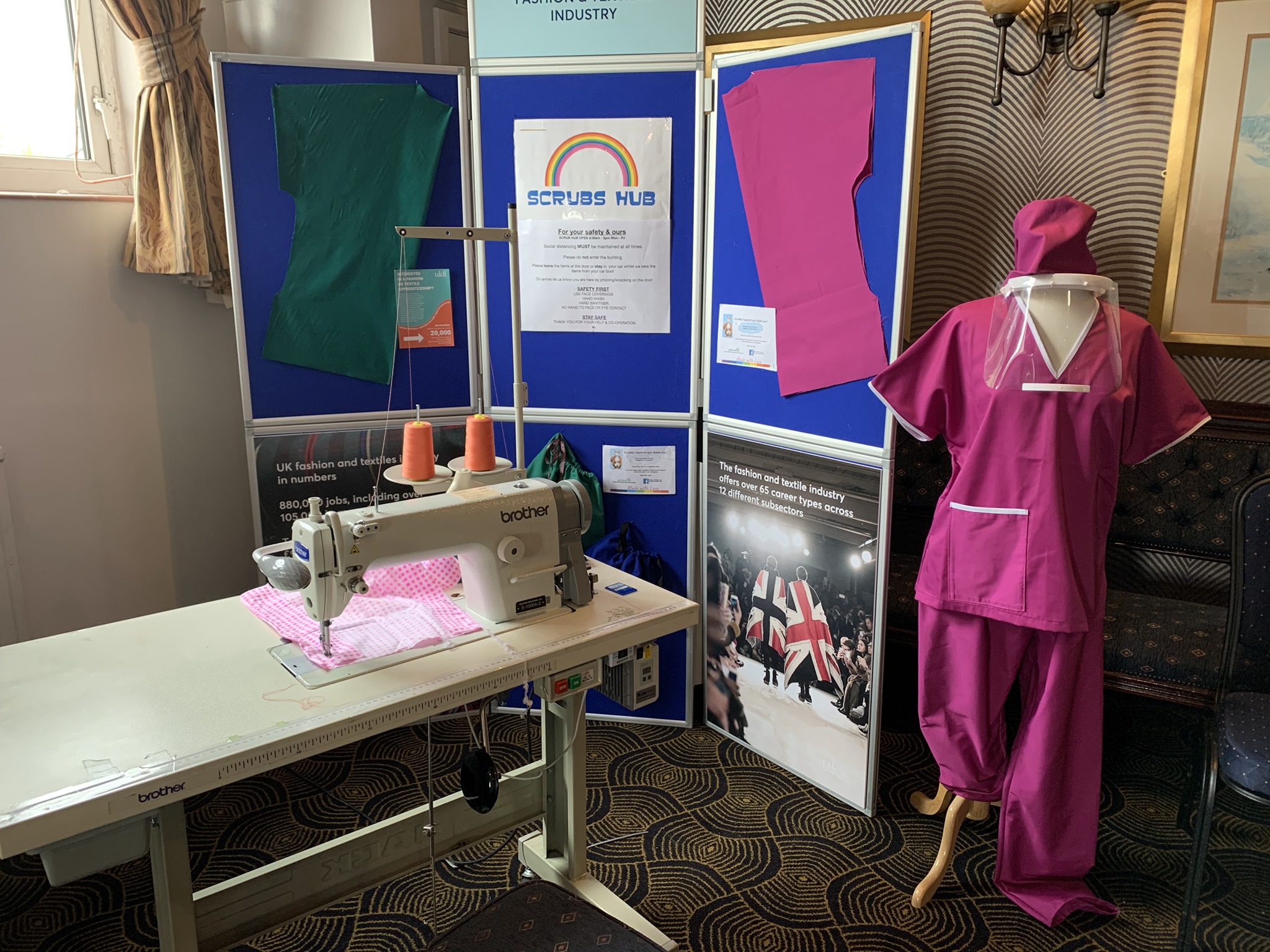 UKFT launches pop-up training school for COVID-19 volunteer sewing ...