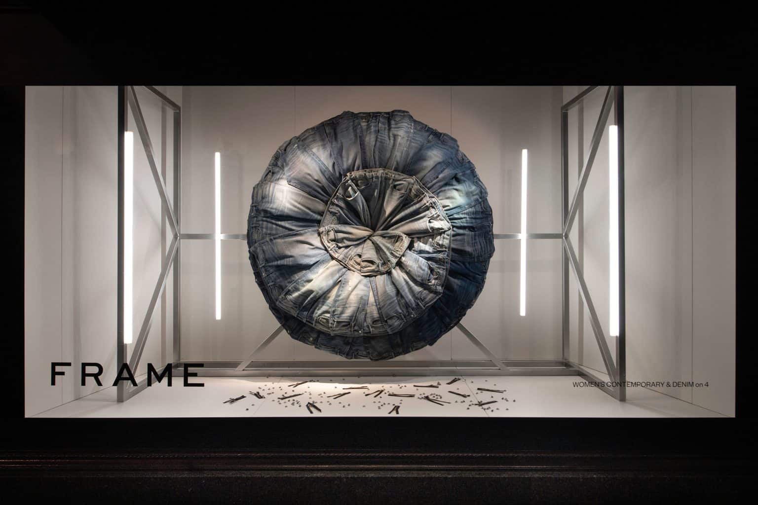 Frame marks launch of (Bio) Degradable Jean with Harrods window display ...