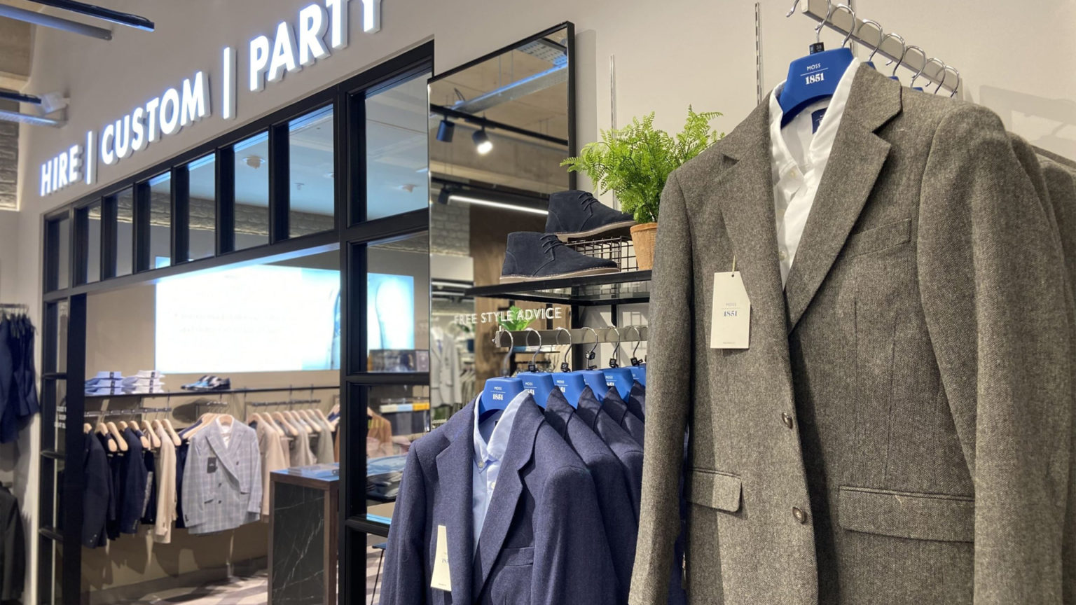 In Pictures: Moss Bros new concept store at Victoria Place ...