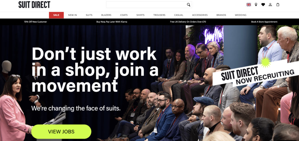 In My View by Eric Musgrave: How Suit Direct sells itself to new ...