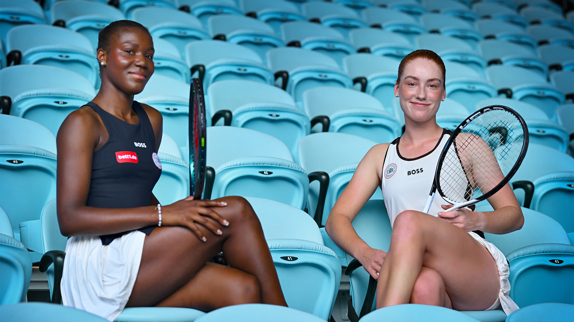 BOSS signs rising tennis stars Ella Seidel and Noma Noha Akugue as ...