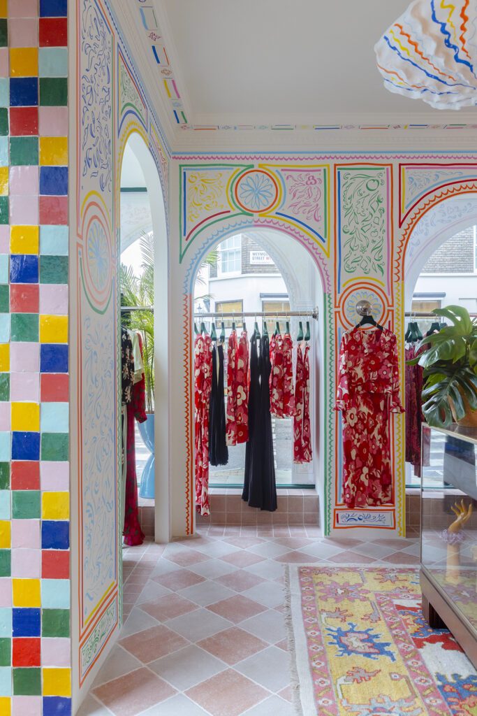 In Pictures: Rixo transforms Marylebone store into a multicoloured ...