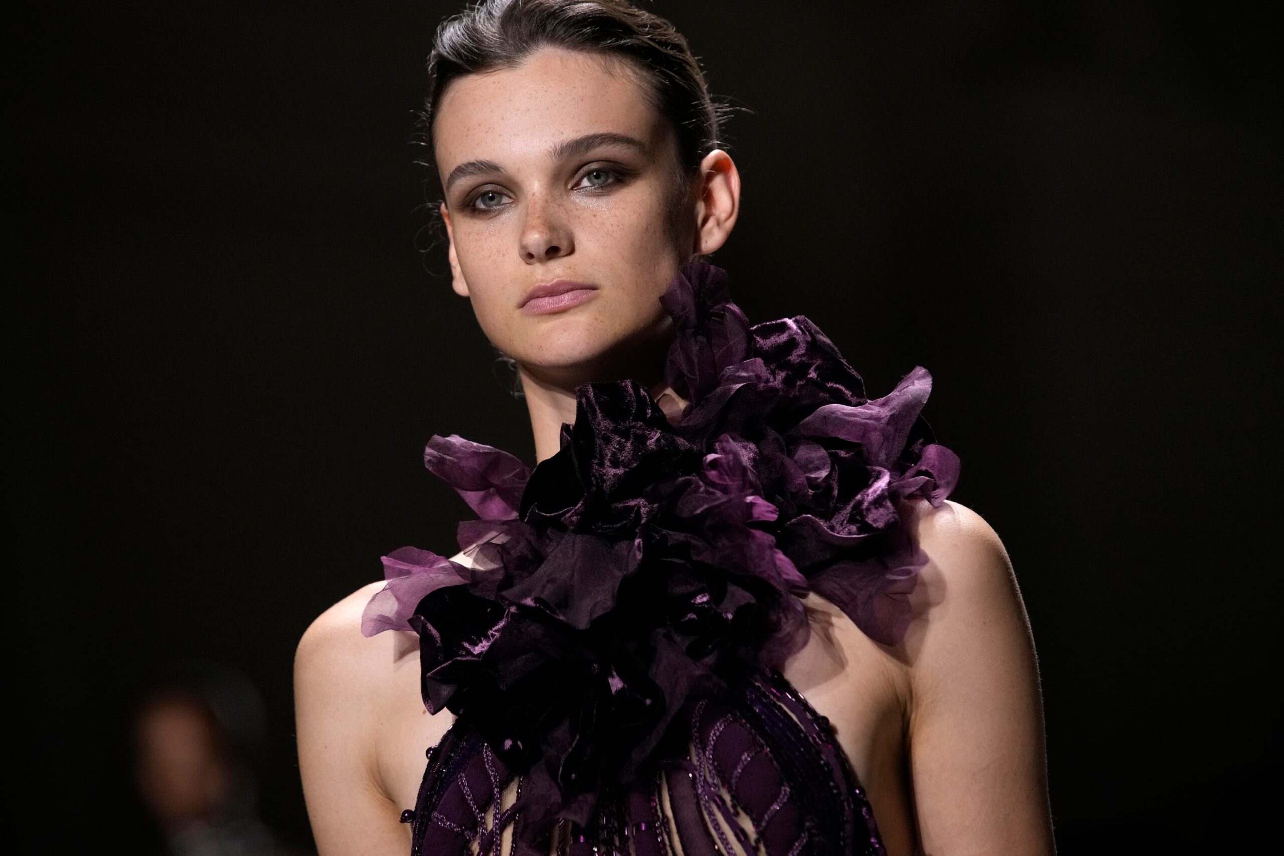 Elie Saab’s new couture collection summons Gothic style and eery ...