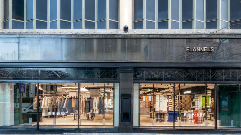In Pictures: Burberry unveils UK exclusive pop-up at Flannels in Leeds ...