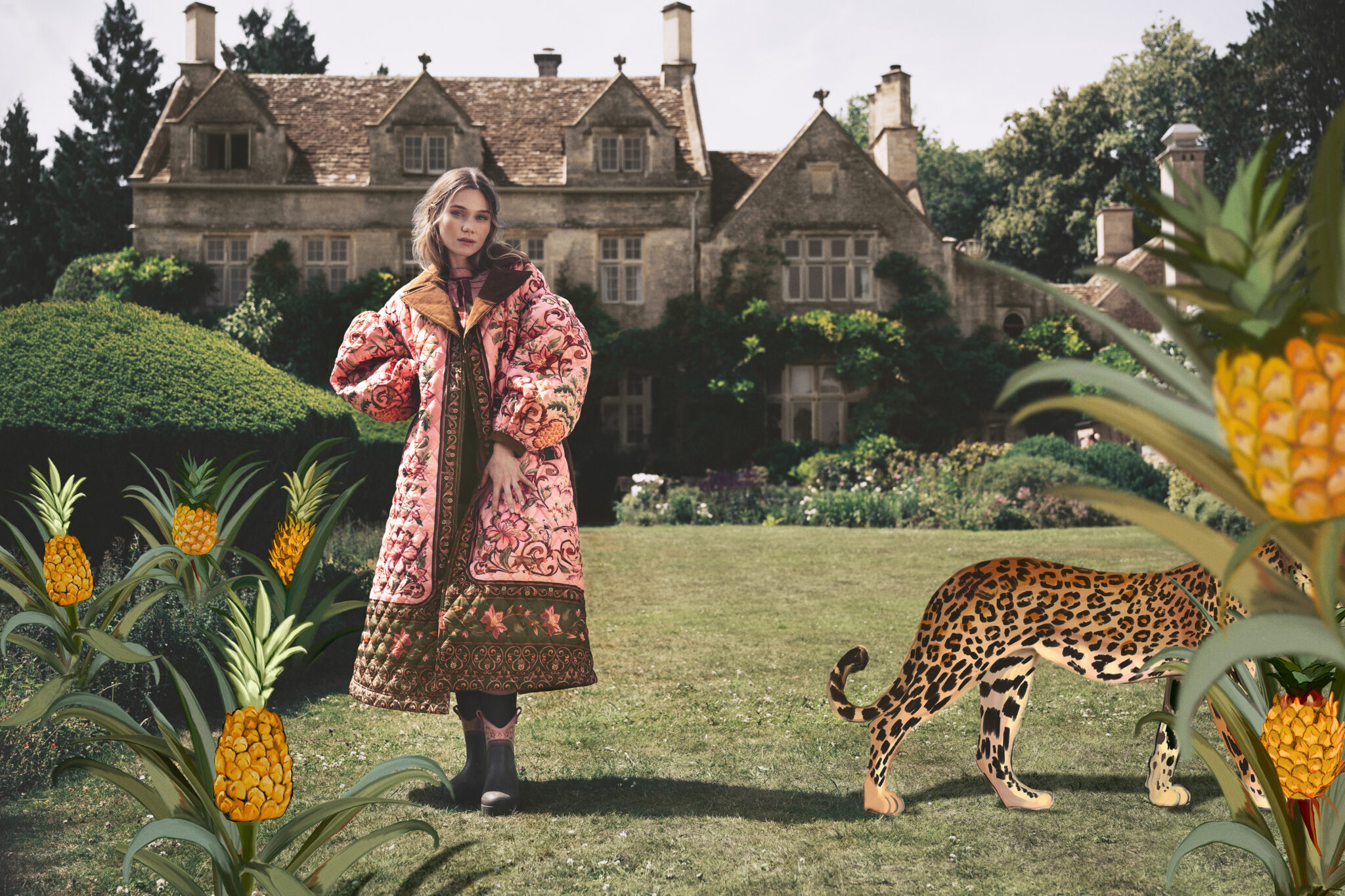 In Pictures: Britain meets Brazil as Barbour turns to Farm Rio for ...