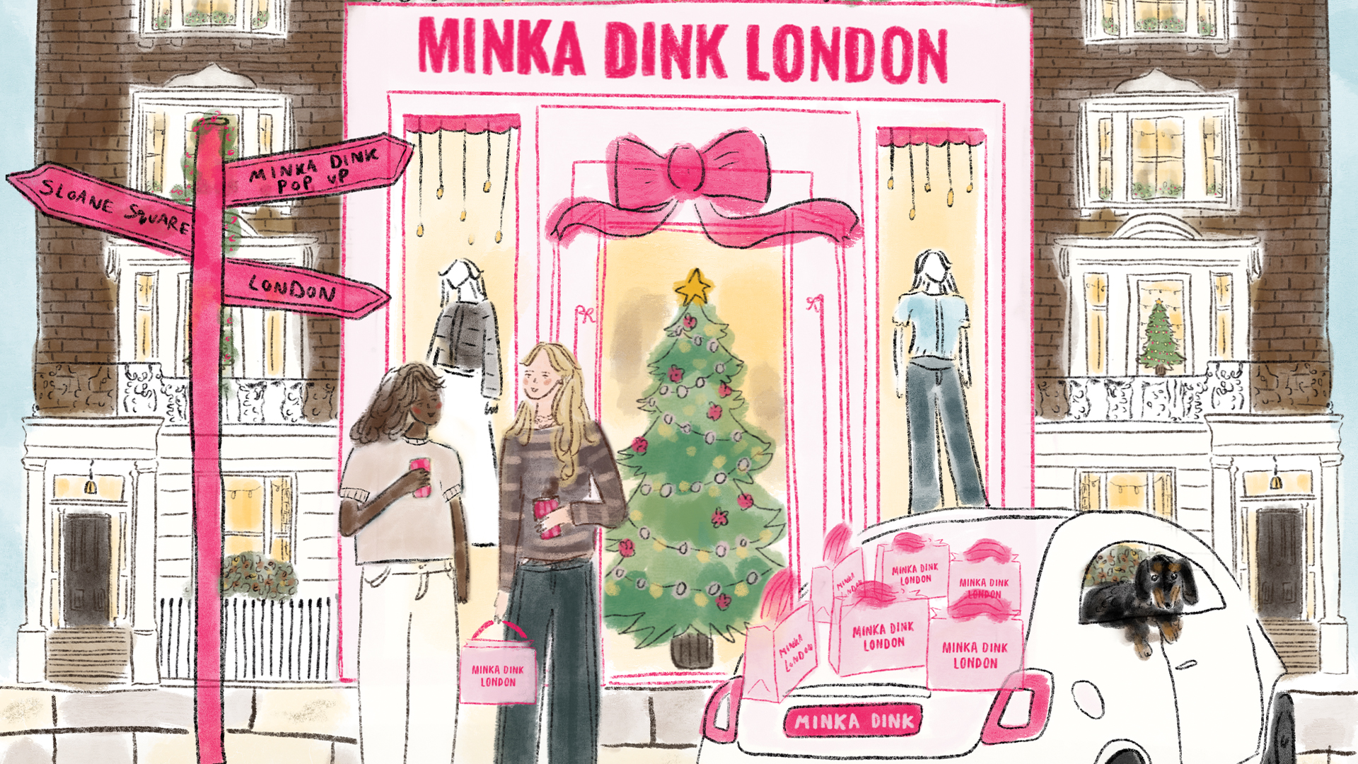 Minka Dink reveals return to the King’s Road for festive Christmas pop ...