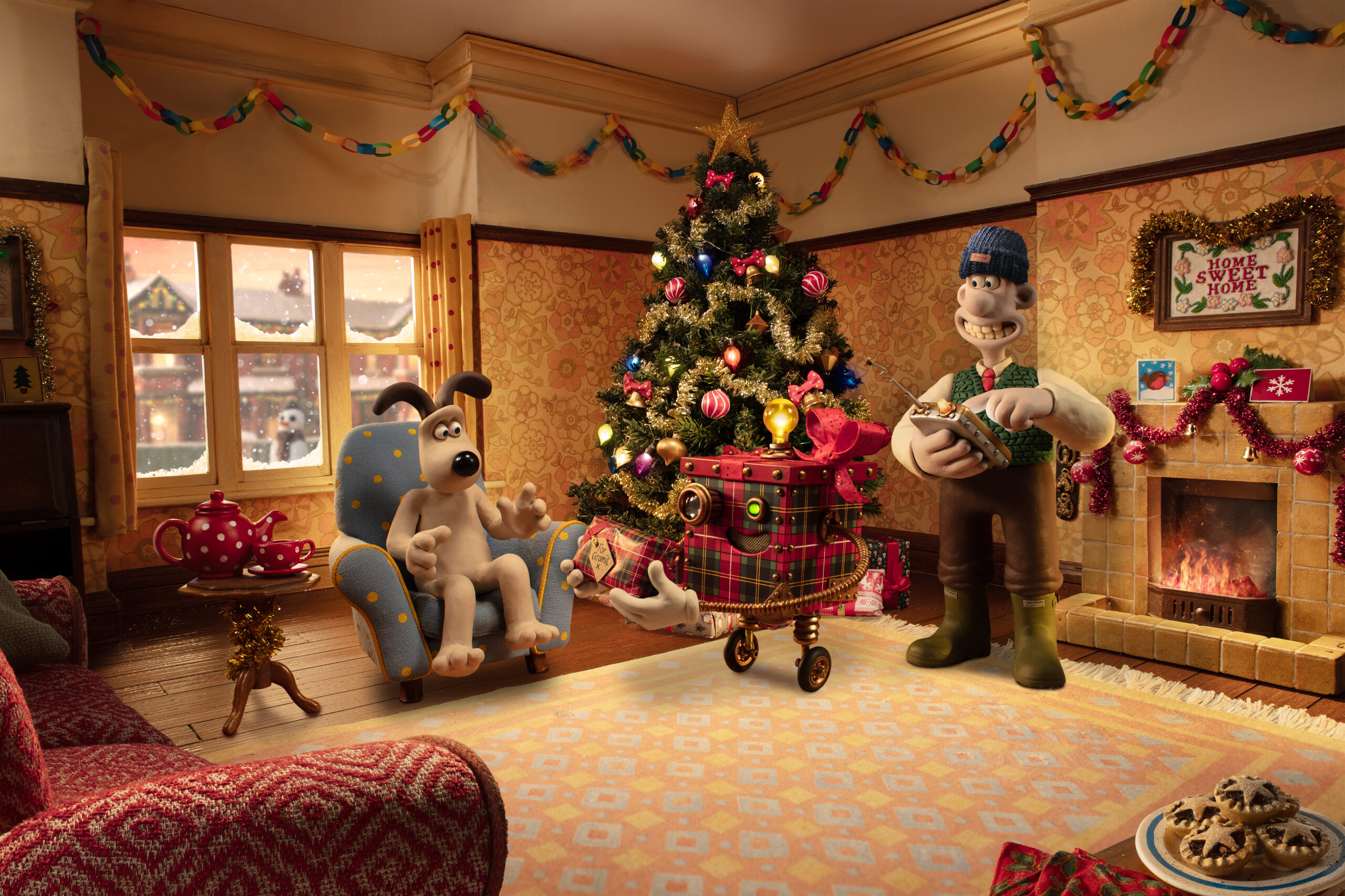 Barbour reveals new Christmas campaign with Wallace & Gromit ...