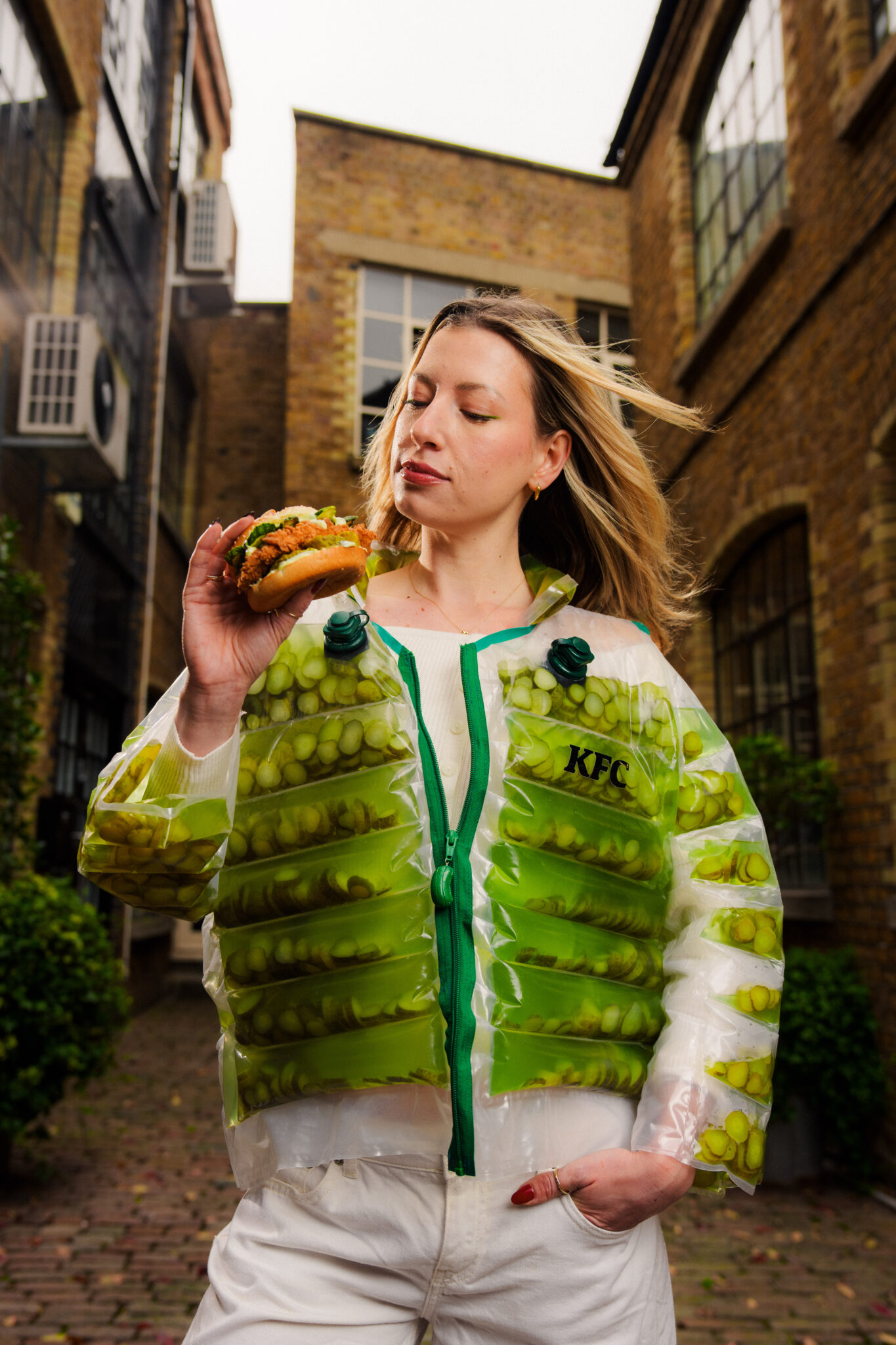 KFC unveils one-off Pickle Puffer jacket amid 'pickle mania' on TikTok ...
